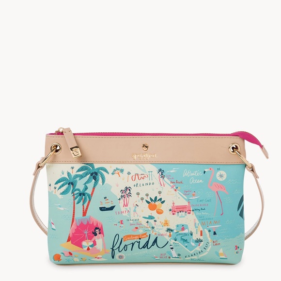 Spartina 449 | Bags | Spartina 449 Florida Map Crossbody Bag Multicolor ...